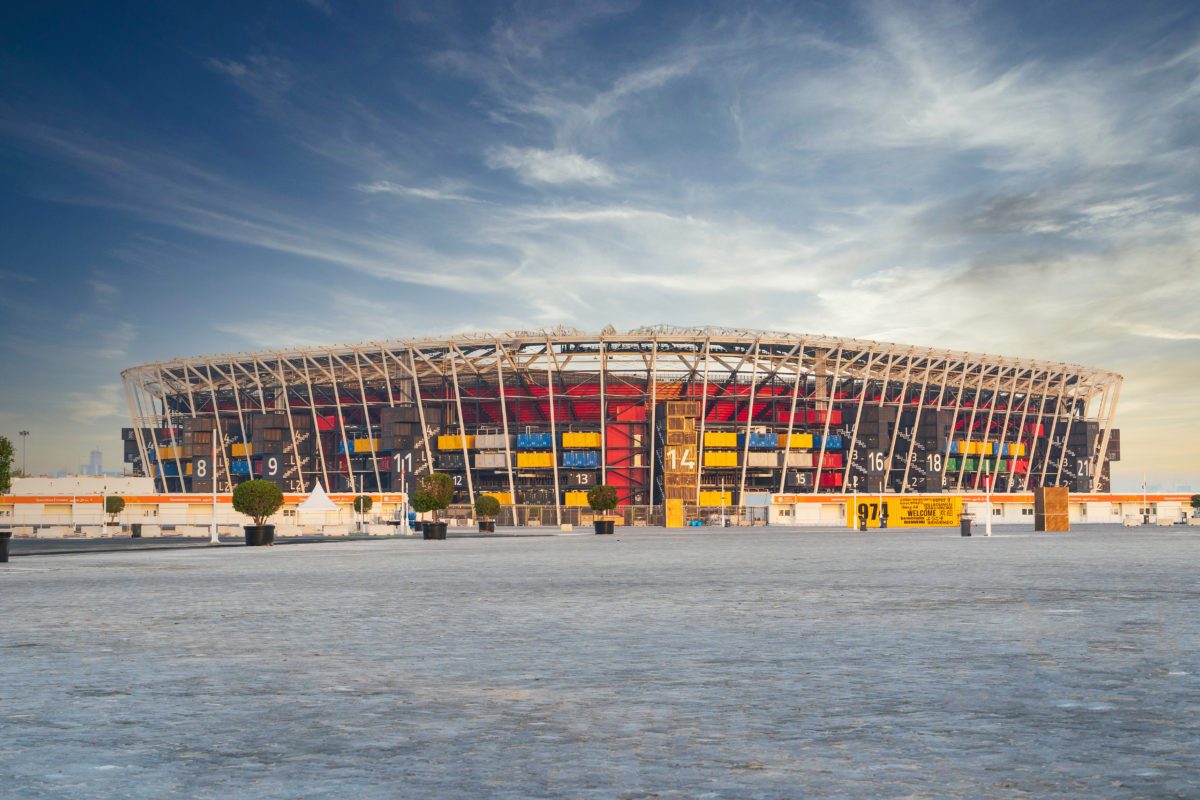 Shipping Container Stadium Will Host The World Cup - Mobile Storage Inc.